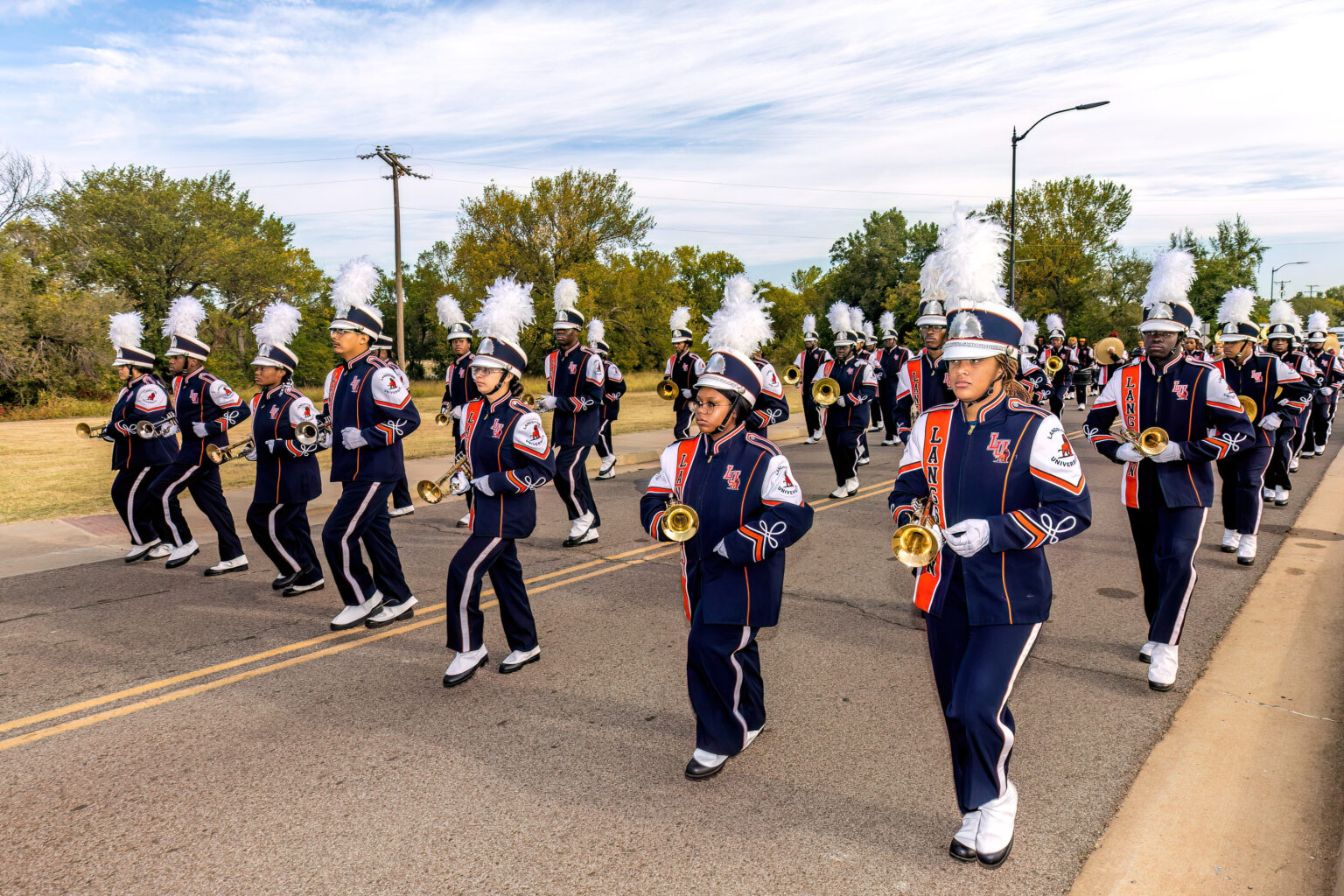 Marching Pride Band & Auxiliary Teams - Langston University